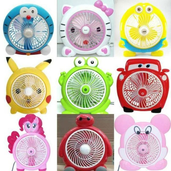 Cute DORAEMON Character Fan Box Fan Cartoon Doll Mini Sitting Fan ...