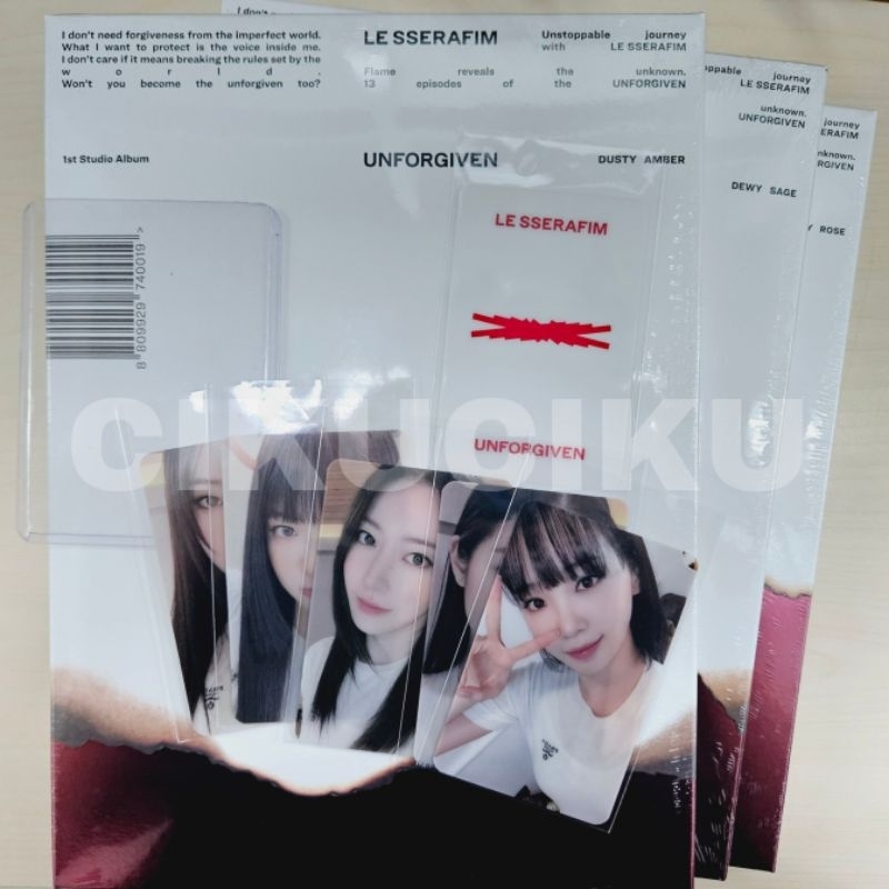 Le SSERAFIM - UNFORGIVEN (Set) | Shopee Malaysia