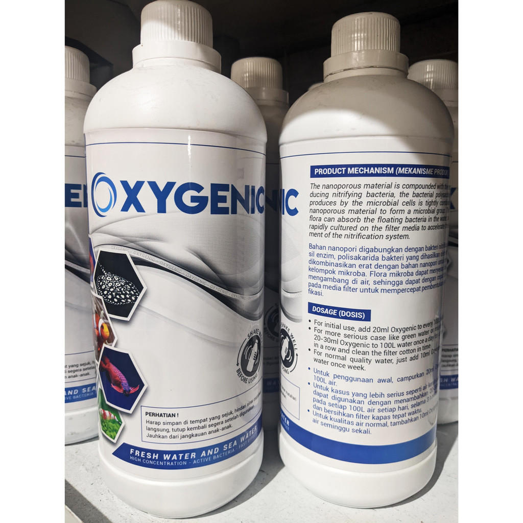 Oxygenic 1 LITER Probiotic/Bacteria STARTER AQUARIUM Pond | Shopee Malaysia