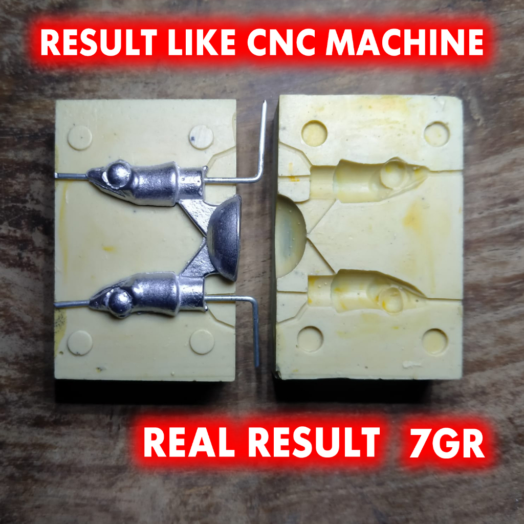 Molding Jig Head Lure Froggy DIY Handmade 7gr for Spinner Bait, Tube ...