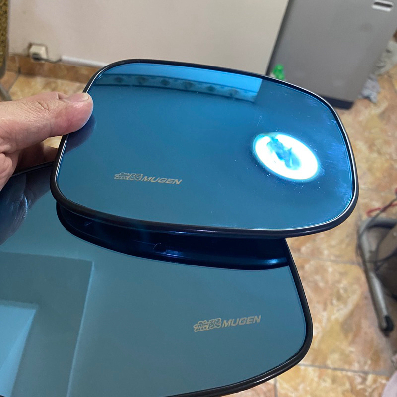 Mugen Honda Civic FB hydrophilic anti-glare blue mirror rearview mirror ...