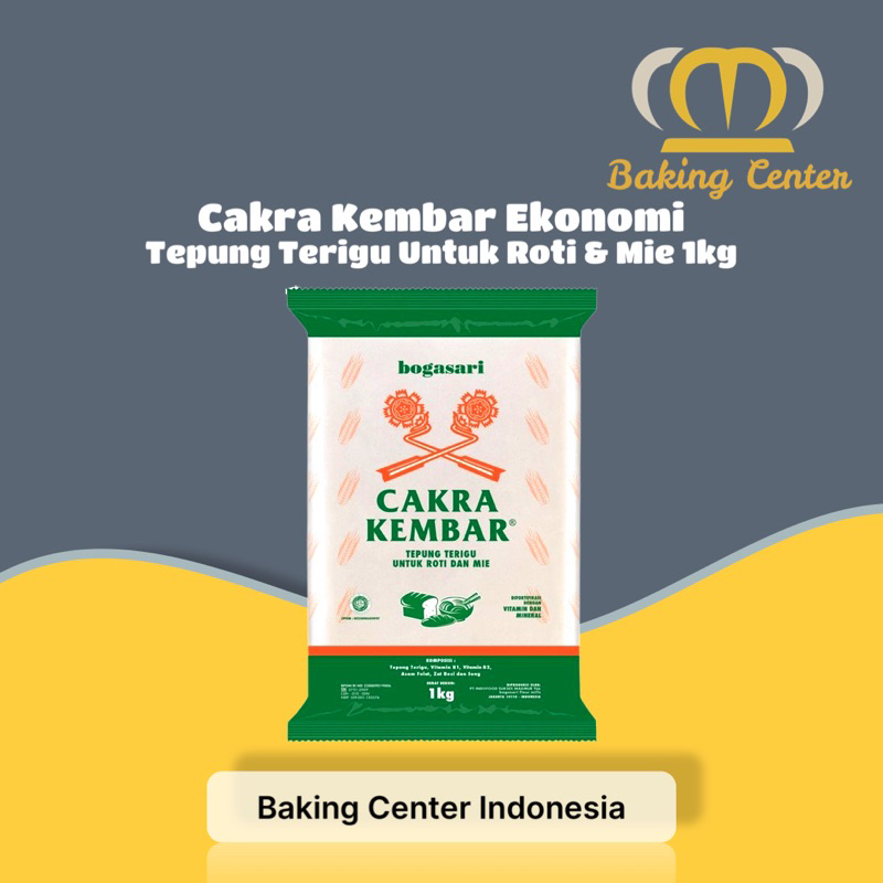 Economy Twin Chakra Wheat Flour 1kg | Shopee Malaysia