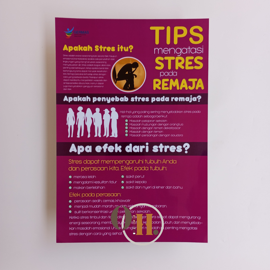 Poster Tips for Overcoming Stress in Adolescents - Teenage Educational ...