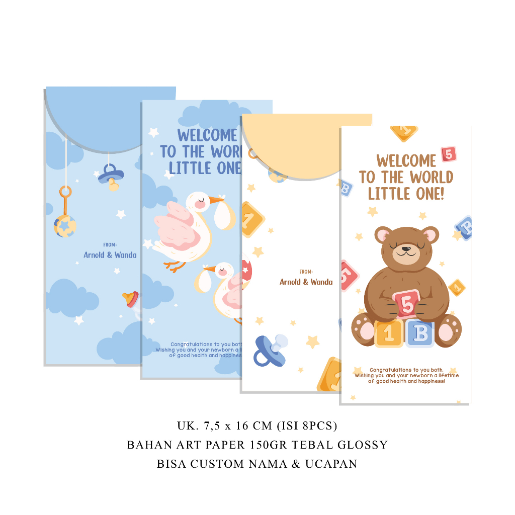 BABY BORN ENVELOPE | BABY BIRTH ENVELOPE | Shopee Malaysia