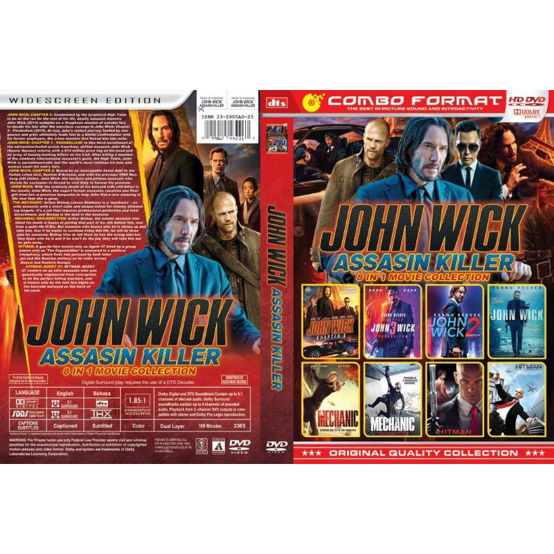 John Wick Vs Mechanic Film Collection Cassette | Shopee Malaysia