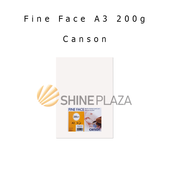 Canson Fine Face Sketch Drawing Paper A3 200gsm - Canson A3 Drawing ...