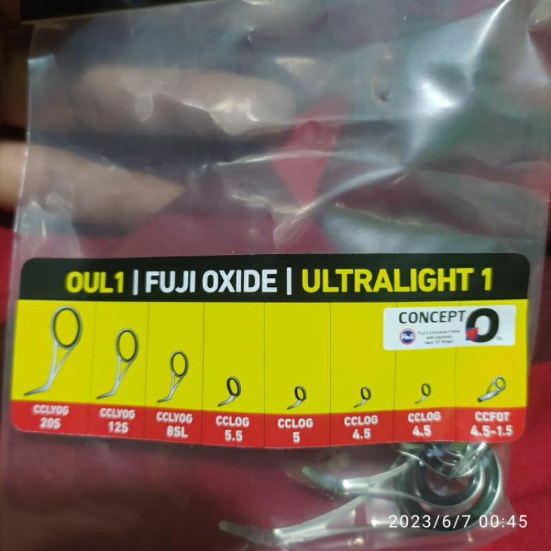 (8pc) Fuji RING GUIDES SET UL CCLYOG Contents 8pc | Shopee Malaysia