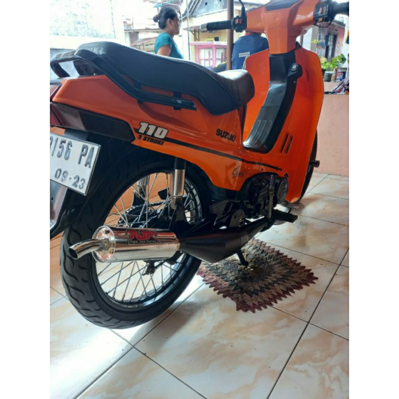 Suzuki 2stroke crystal 110 standard racing exhaust | Shopee Malaysia