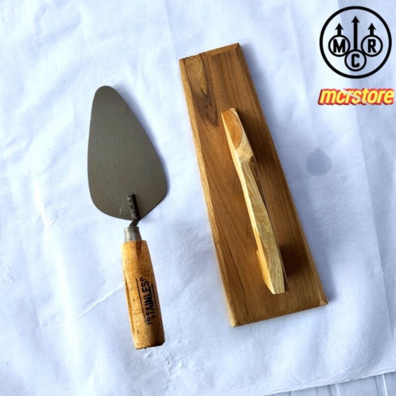 KAYU Teak Wood Mortar And Cement Mortar, Mortar plaster Mortar | Shopee ...