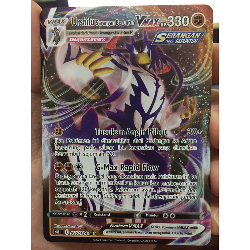 Pokemon TCG URSHIFU CARD LEAD VMAX | Shopee Malaysia