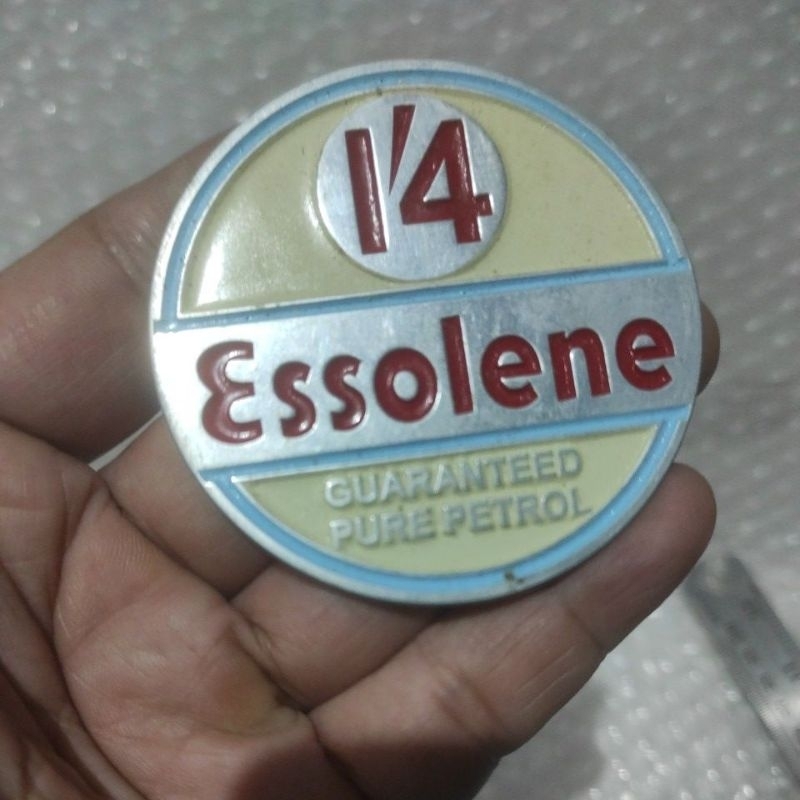 Esso Sticker Badge Metal Ulma Vigano Vespa Lambretta | Shopee Malaysia