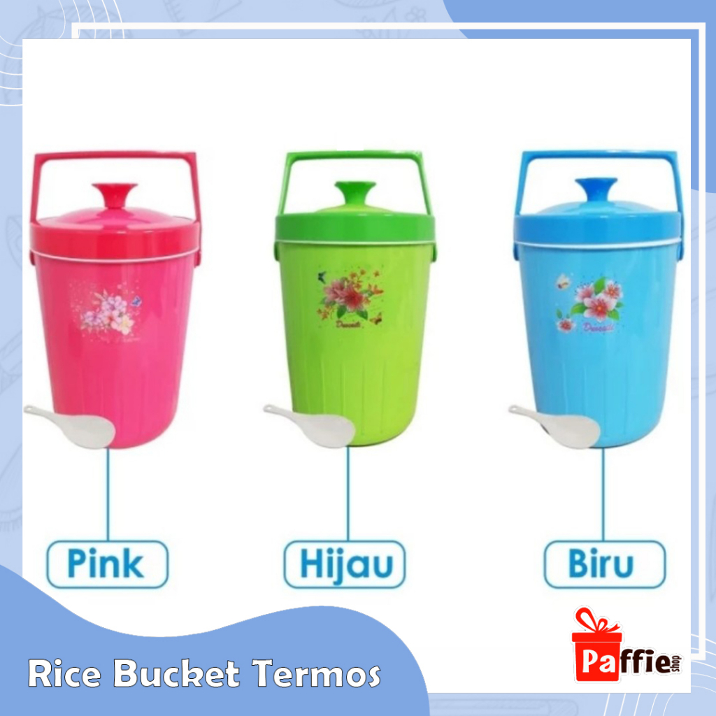 TERMOS Rice Bucket Ice Thermos Rice Ice Buckets Rice Place Warung ...