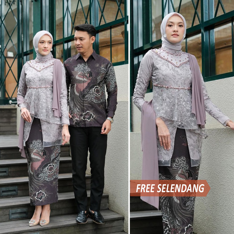 Batik Couple Kebaya Modern Kebaya Graduation Proposal Engagement Dress ...