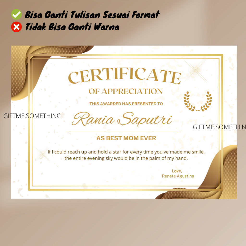 Custom Certificate Frames - Best Appreciation Certificate Best ...