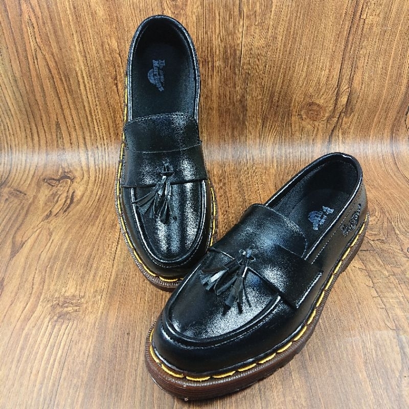 Docmart Penny Loafers Fullblack shoes / slipon shoes / men's formal ...