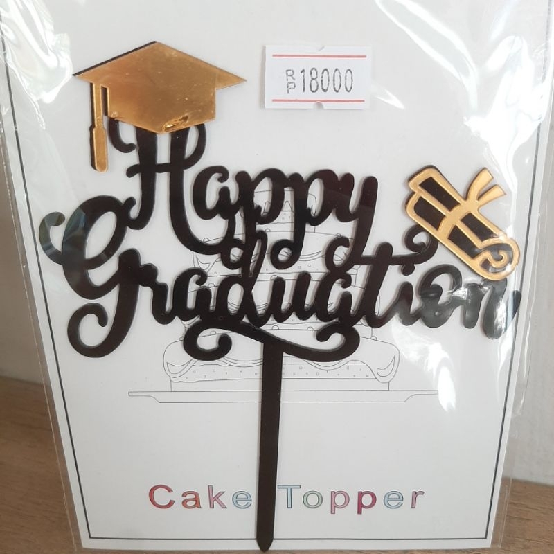 Happy Graduation cake decoration cake topper | Shopee Malaysia