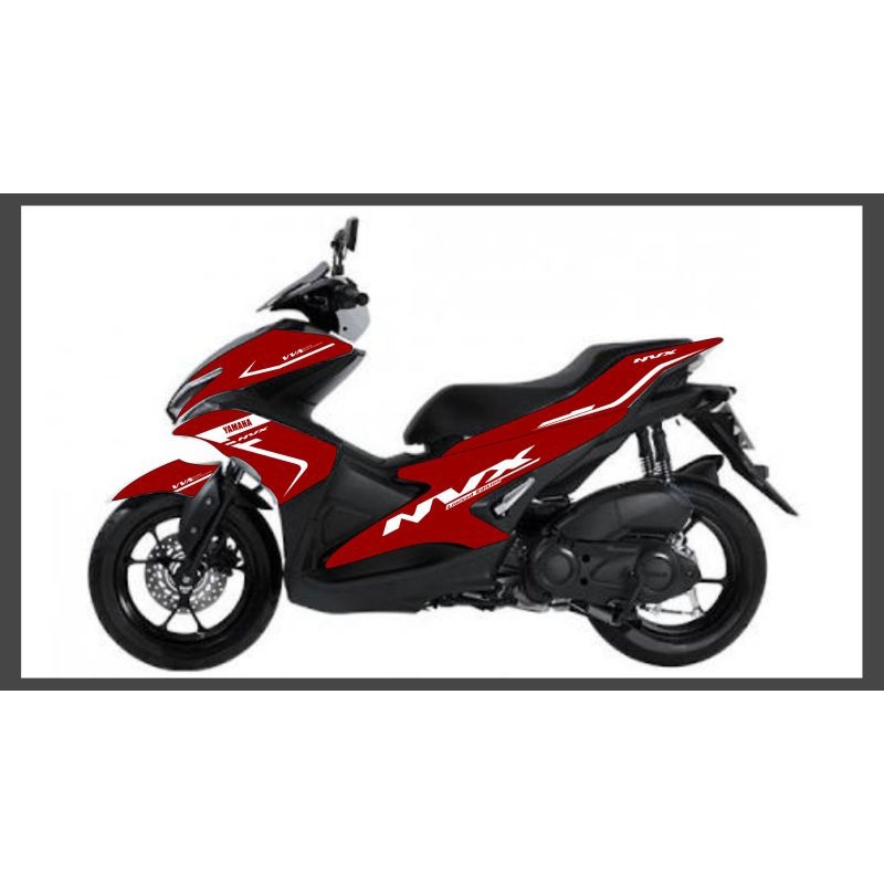 Transparent striping aerox old 155 custom transparent nvx sticker ...