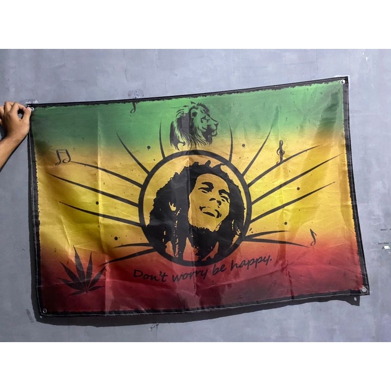 Flag/flag/fabric Poster/Bob Marley Band Miniflag | Shopee Malaysia