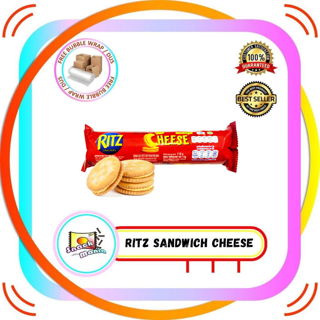 Ritz Sandwich Cheese Cream Cheese Crackers Biscuit 118 gr Biscuit ...