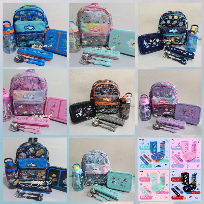 Smiggle Bag/Save Package mika toodler Bag set | Shopee Malaysia