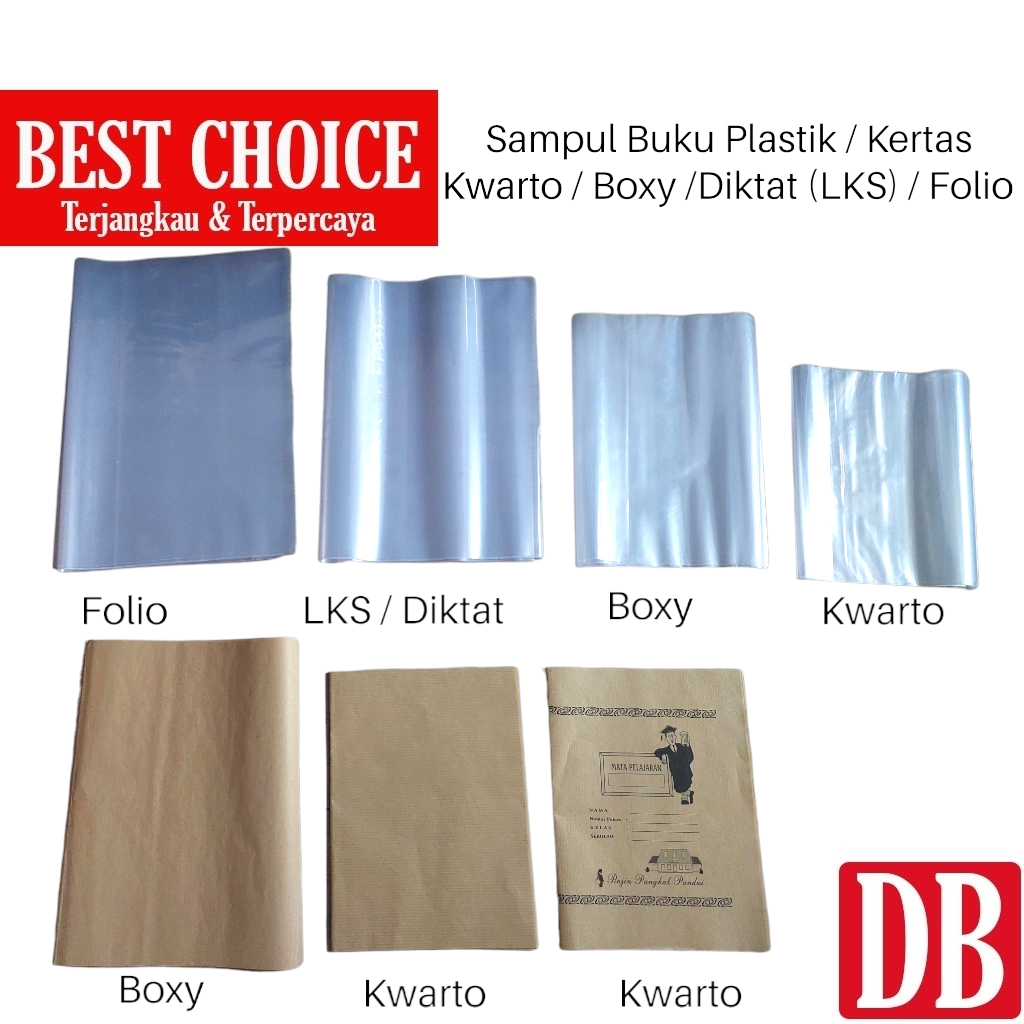 (10pcs) Plastic Notebook Cover & Brown Paper Kwarto / Boxy (Big Boss ...