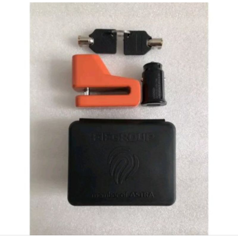 ORIGINAL PLUS Original honda astra disc padlock lock package plus usb ...