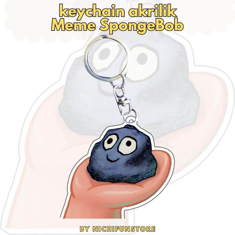 GANTUNGAN [MEME Spongebob] Acrylic KEYCHAIN/KEYCHAIN/SPONGEBOB MEME ...
