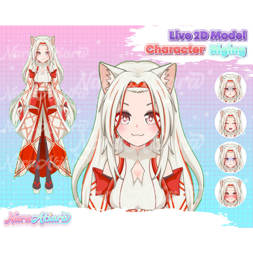 Achieve Streaming Success with Ready-to-Use Vtuber Live2D Anime ...