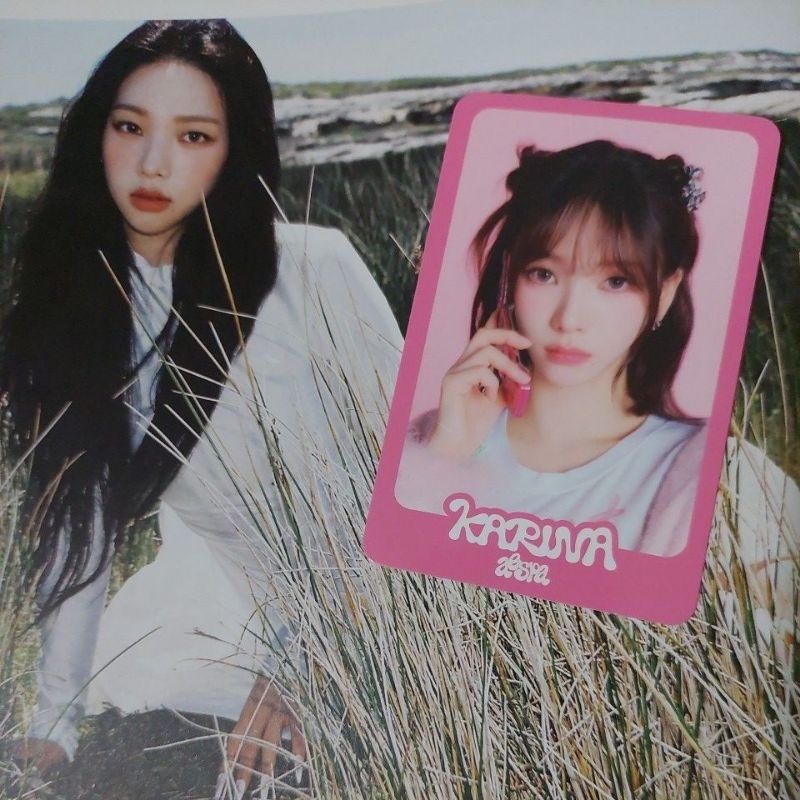 Aespa Official Karina Photocard Come to My Illusion Trading Card Set ...