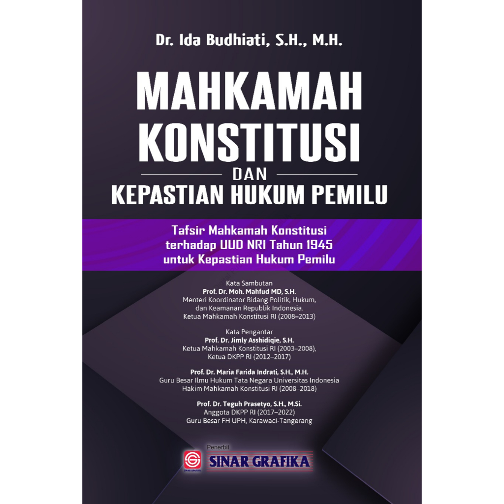 Book of Constitutional Court and Election Legal Certainty ...