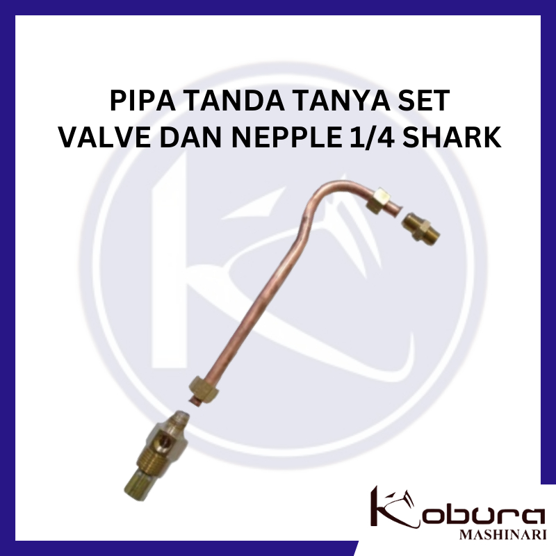 Complete Air Compressor Question Mark Pipe 1/4 HP SHARK Complete with ...