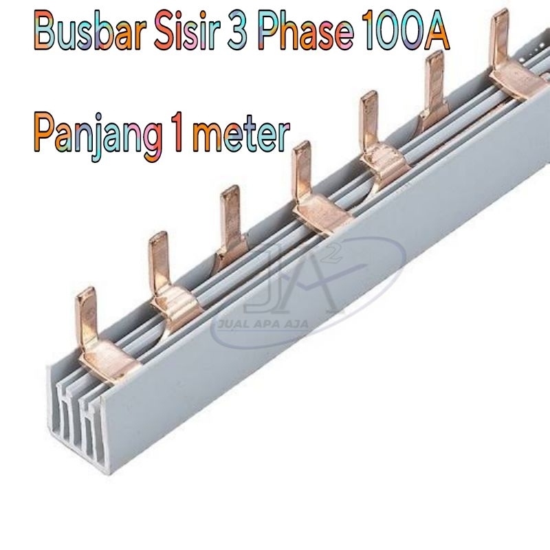 Busbar Comb MCB jumper MCB 3Phase 63A - 100A / 1phase 63A 1 meter ...