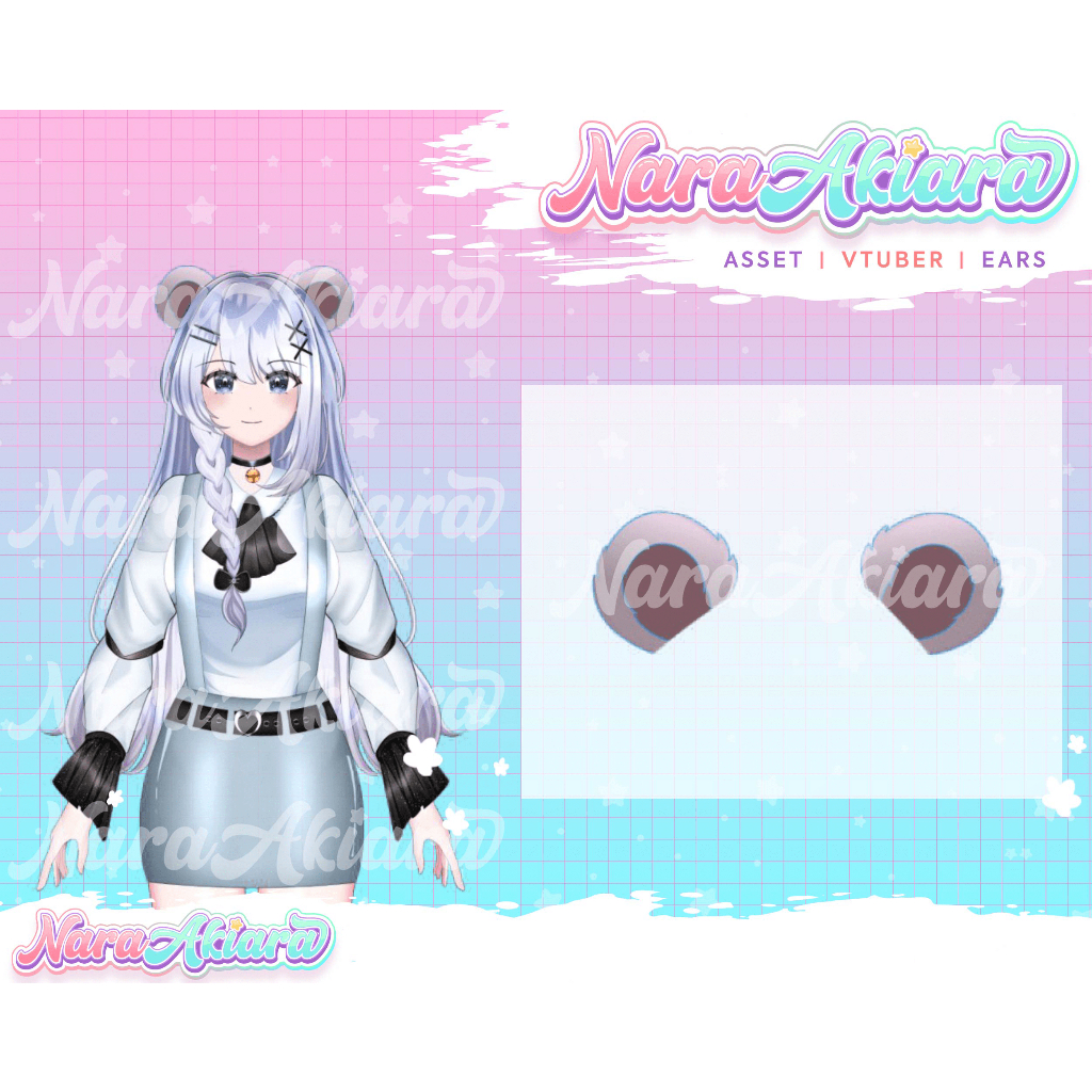 Upgrade Your Streams With 2D Ear Assets for Vtubers, Streaming Game ...