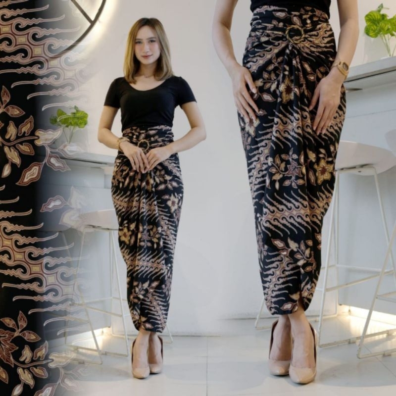 Women's Batik Wrap Skirt Graduation Skirt Modern Skirt Party Skirt ...