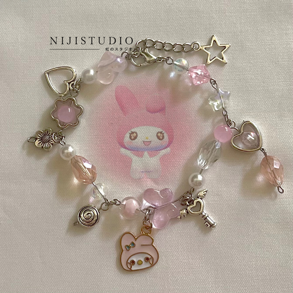 Sanrio bracelet inspired kuromi melody cinnamonroll pompompurin ...