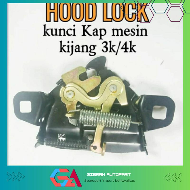 MESIN ENGINE HOOD LOCK / HOOD LOCK KIJANG DOYOK KF20 / 3K / 4K | Shopee ...