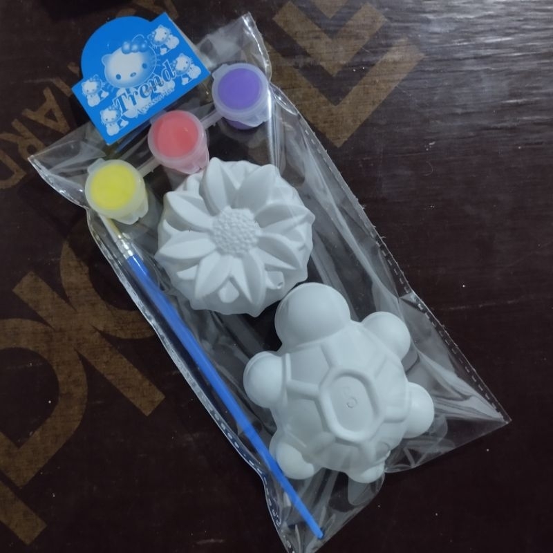2-character GYPSUM Coloring Package (Brush, JAR) | Shopee Malaysia