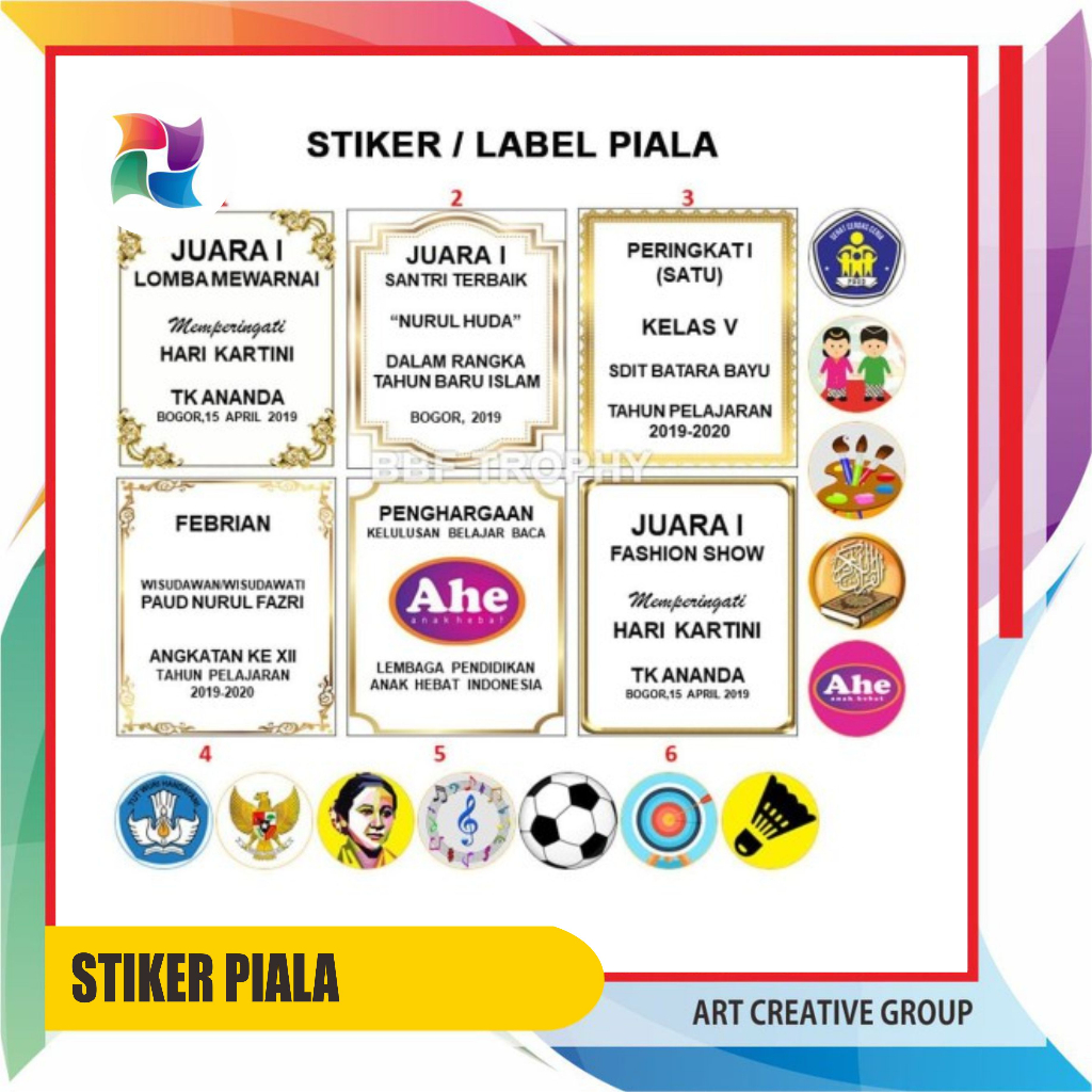 Cup Stickers / Labels (For Logos and Writing on Coaster) | Shopee Malaysia