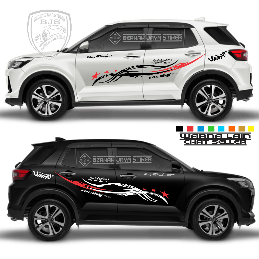 Sticker Car sticker rocky sticker list daihatsu rocky raize custom text ...