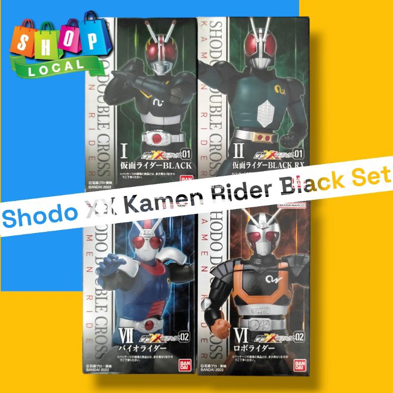 Shodo XX Kamen Rider Black Complete Set Of Original Bandai Parts | Shopee Malaysia