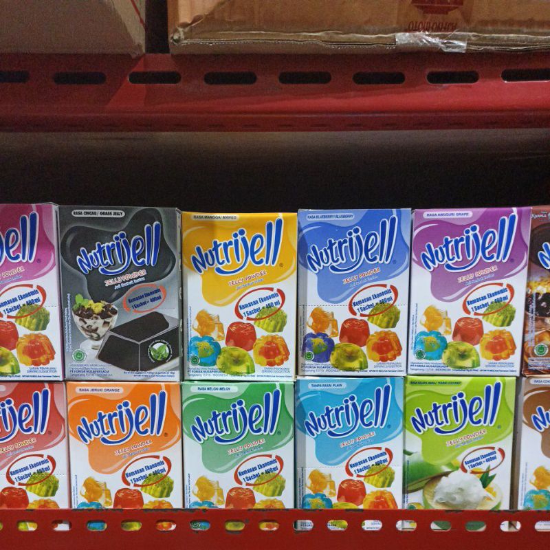 Nutrijell all varian 10gr Box - nurtijell - jelly - jelly powder ...