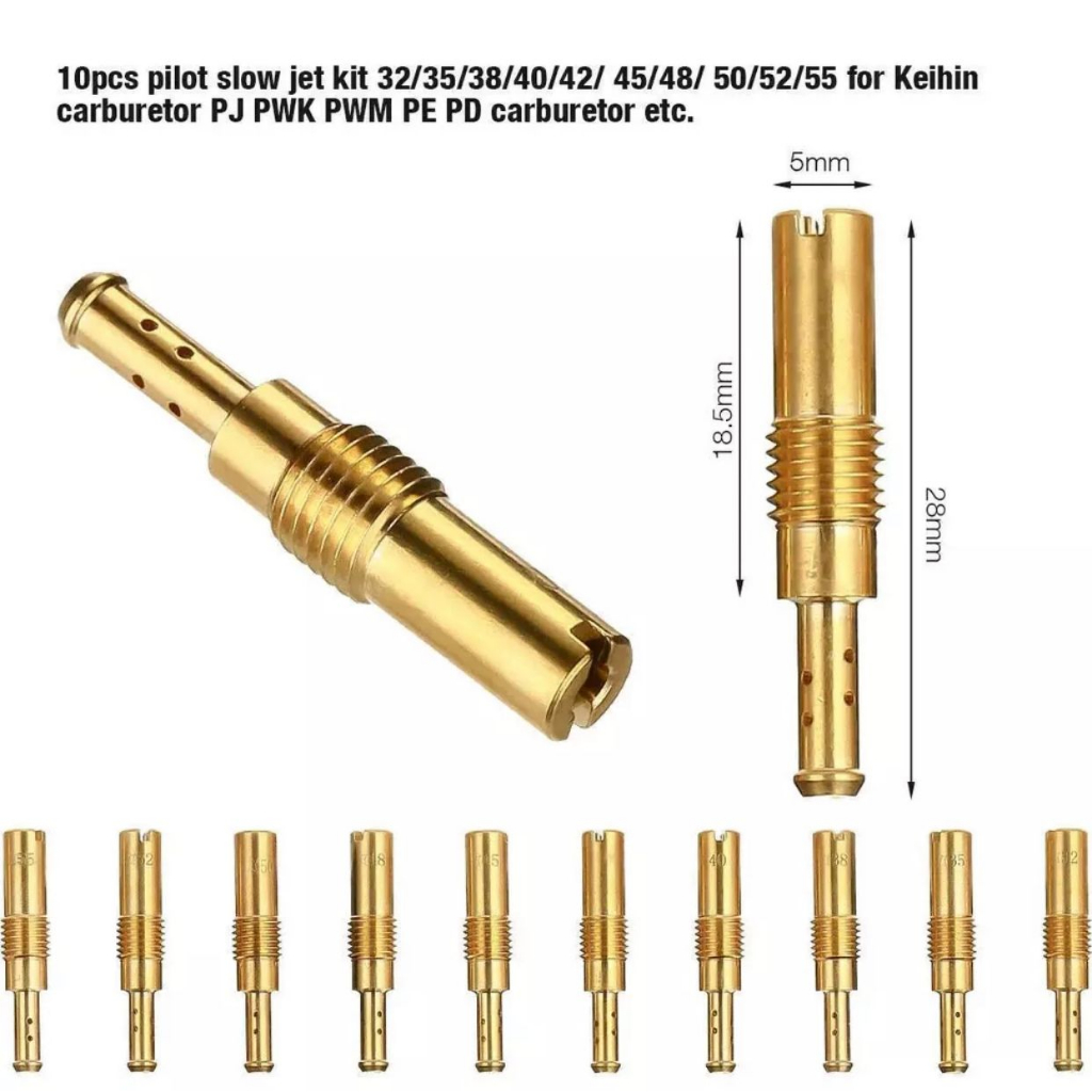 Spuyer Pilot Jet PWK PE PWL Mio KLX TIGER D-TRACKER NINJA 150 R RR SS ...
