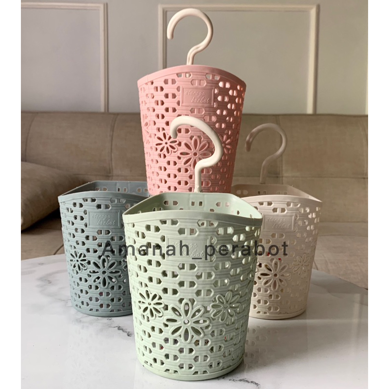Multipurpose PLASTIC HANGING BAGUNA BASKET CLIO SAKURA BASKET | Shopee ...