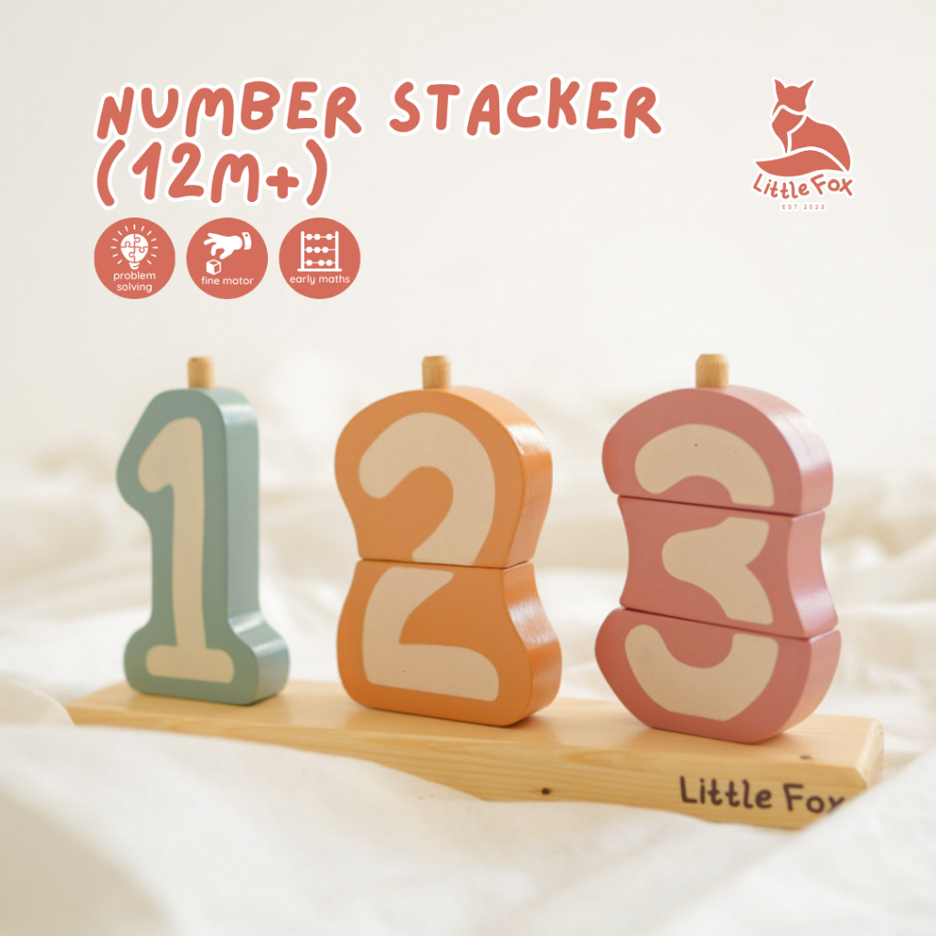 Littlefox Number Stacker - Stacking Number Puzzle | Shopee Malaysia
