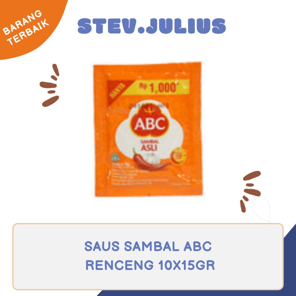 Abc chili sauce 10x15gr | Shopee Malaysia