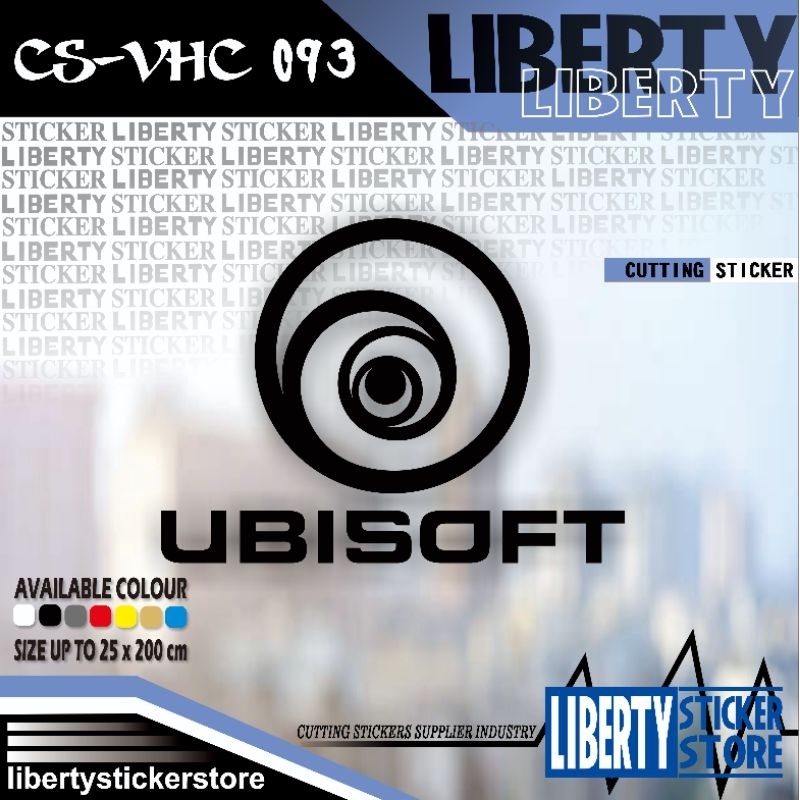 Free To Choose Color And Size cutting sticker ubisoft logo | Cutting ...