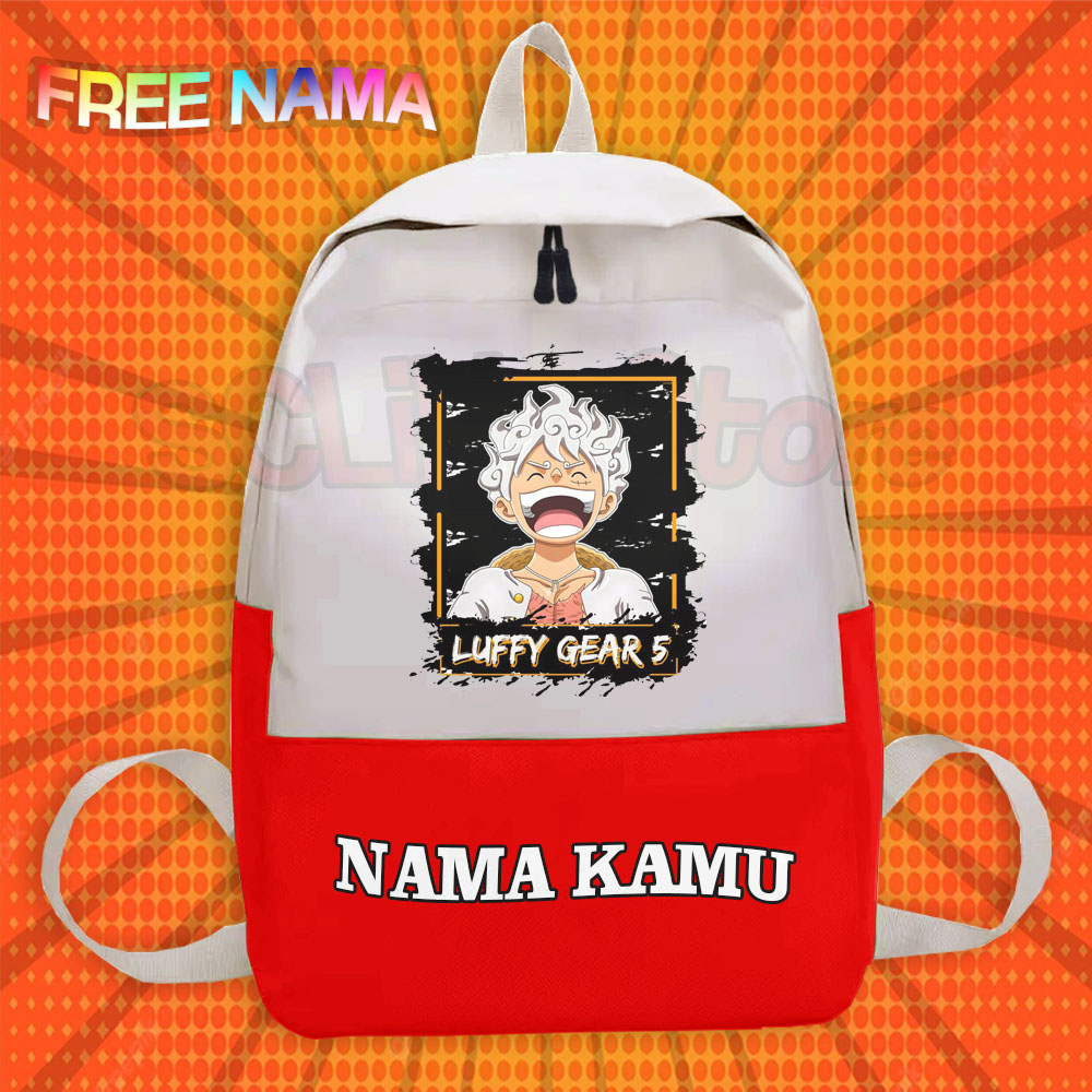 Monkey D LUFFY GEAR 5 Bag New School Backpack | Shopee Malaysia