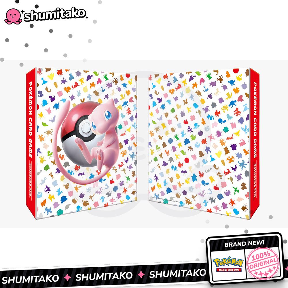 Pokemon Center Original TCG 151 Accessories Mew Collection File Binder ...