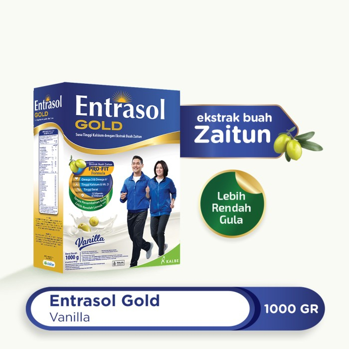 Entrasol Gold 1000g 1kg - High Calcium Low Sugar Milk | Shopee Malaysia