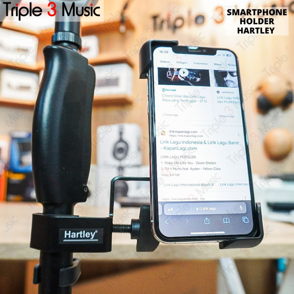Hartley Smartphone holder clamp mic stand 5-6.5 inch | Shopee Malaysia